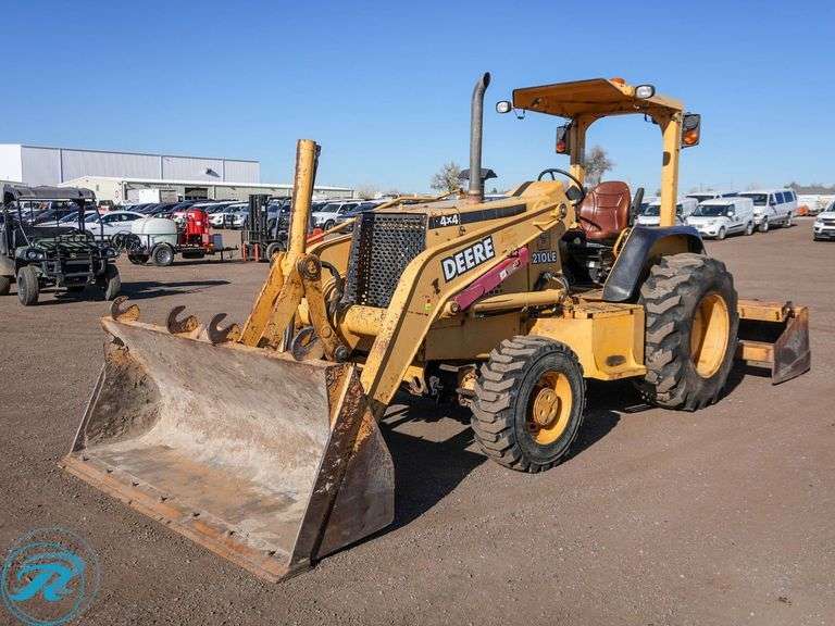 2000 John Deere 210LE 4WD Tractor/Loader - Roller Auctions