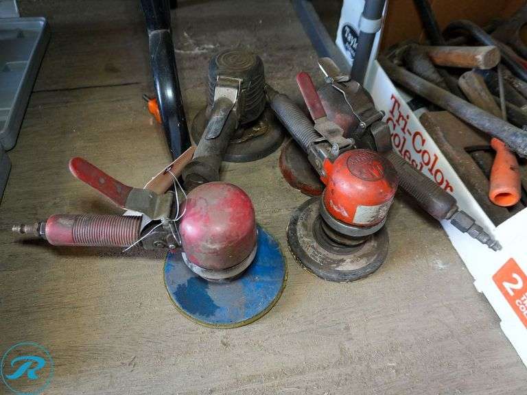 (4) Mac Tools Pneumatic Sanders - Roller Auctions