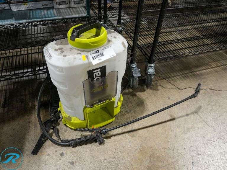 Ryobi P2806 18V Backpack Sprayer, 4-Gallon - Roller Auctions