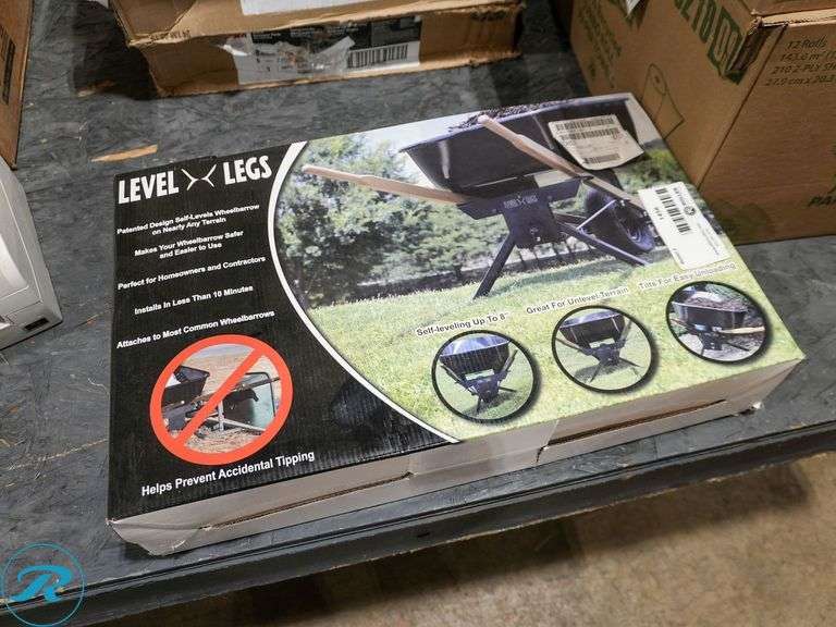 Wheelbarrow Level Legs - Roller Auctions