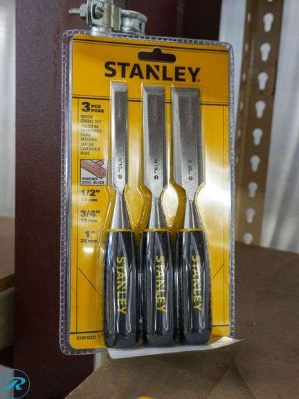 Stanley 3-Piece Wood Chisel Set - Roller Auctions