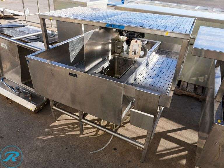 Under Bar Pass Through Sink With Cold Plate, 48" x 41" - Roller Auctions
