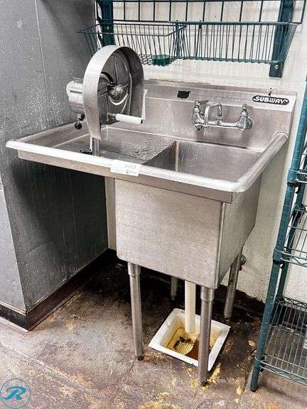 Duke Stainless Steel Sink With Drainboard, Faucet and Vegetable Slicer ...