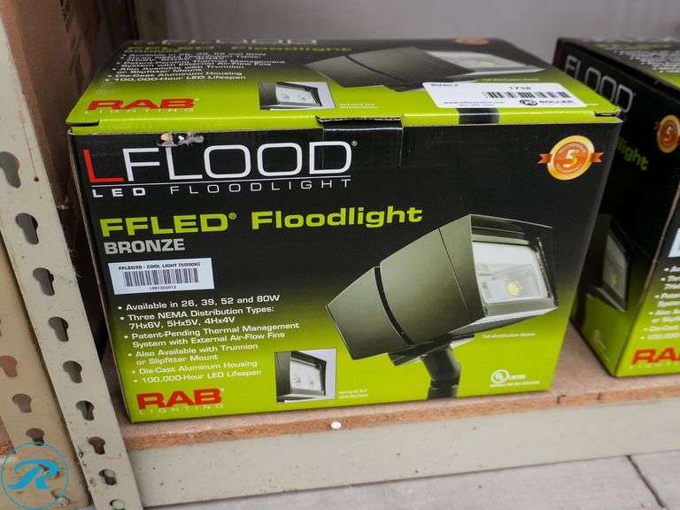 RAB FFLED Floodlight, Bronze - Roller Auctions