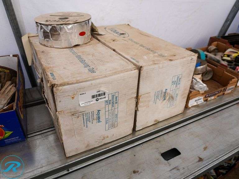 (2) Boxes of Fiback AFBT 4.0 Fiberglass Weld Backing Tap - Roller Auctions