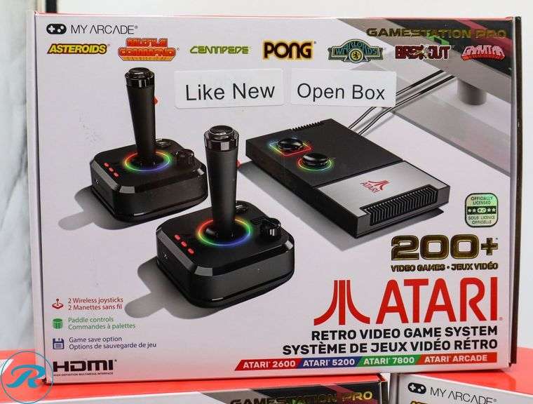 (3) Atari Retro Video Game System w/ 200+ Video Games - Like New ...