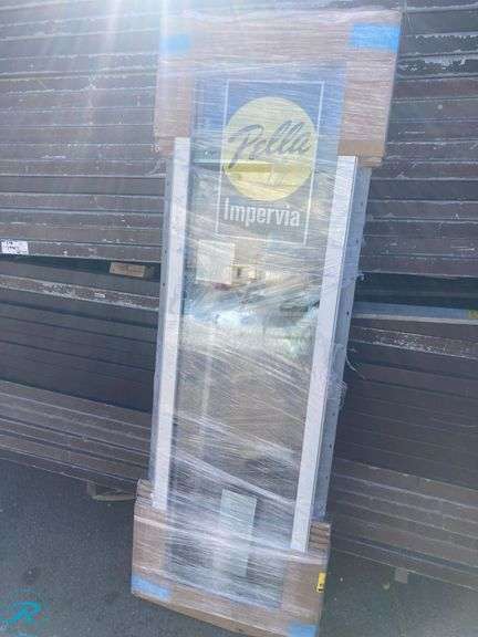 New- Pella Impervia Direct Set Fixed Frame Rectangle 18" x 60" White ...