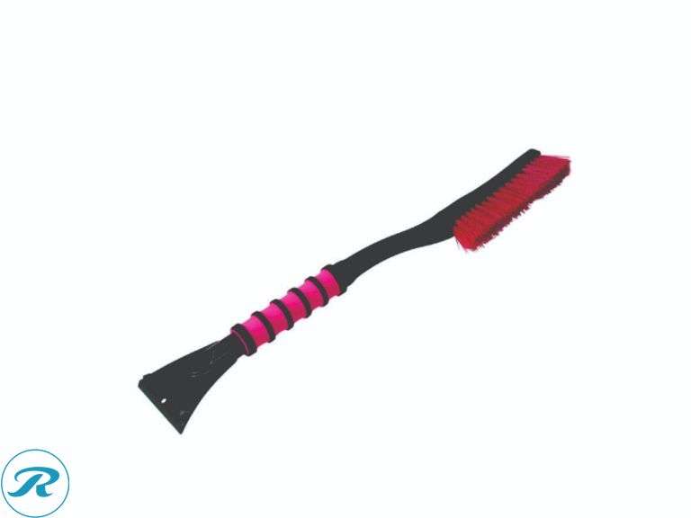 (2 items) New- Telescoping Ice Scraper with Brush (1) 26" L Plastic Ice ...