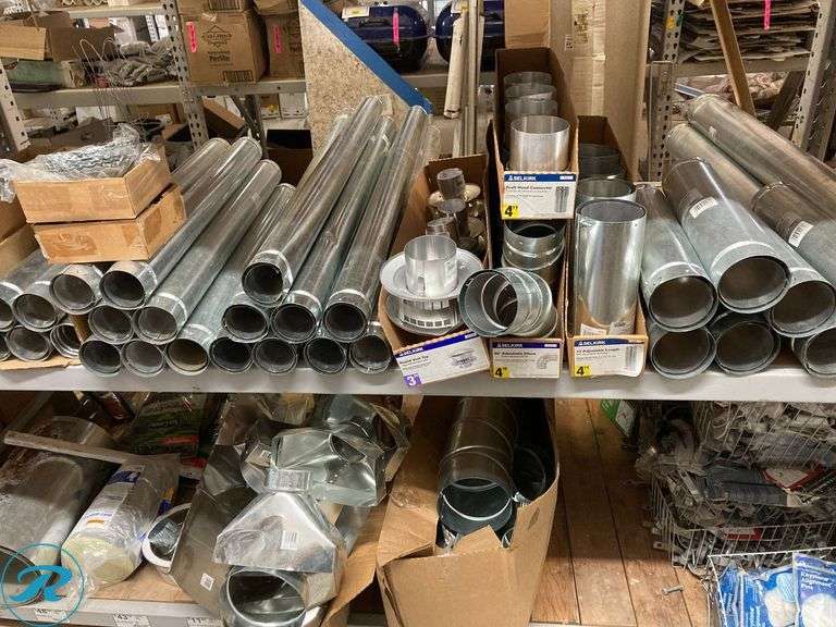 New- Assorted HVC Pipes and Fittings Approx. 100 pcs - Roller Auctions