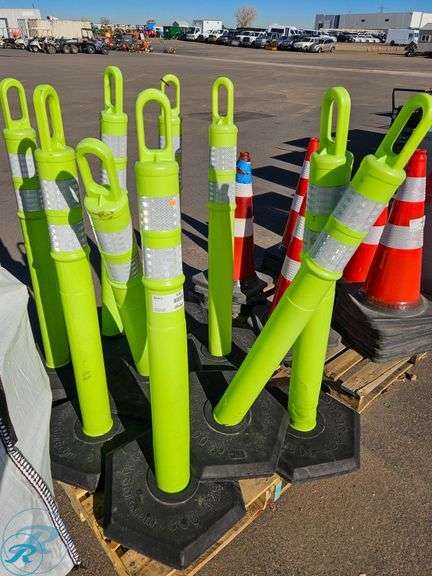 Pallet of Traffic Pylons - Roller Auctions