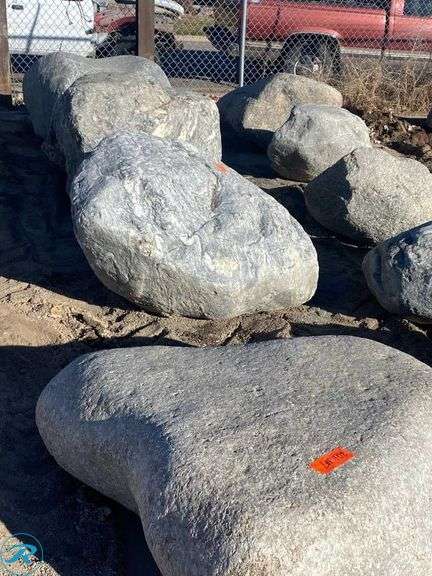 ( 4) RIVER BOULDERS - Roller Auctions