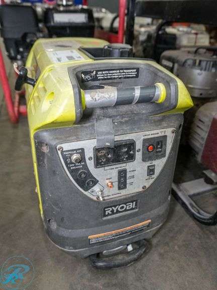 Ryobi RYI2200 Portable Generator, 2200W, 120V, Gas Engine - Roller Auctions