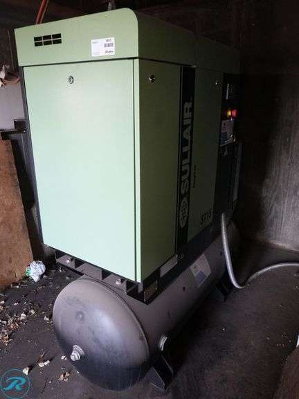 2021 Sullair ST15 Rotary Screw Horizontal Air Compressor, 8.6Bar, 125 ...