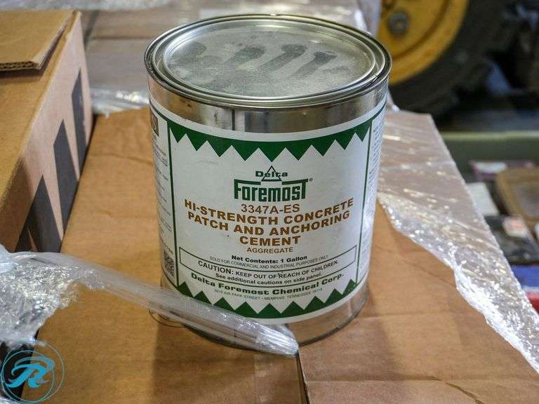 Pallet of Delta Foremost Concrete Patch and Anchoring Cement - Roller ...