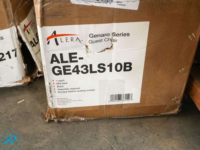 Alera ALE-RL4319E and Alera ALE-GE43LS10B Guest Chairs - Roller Auctions