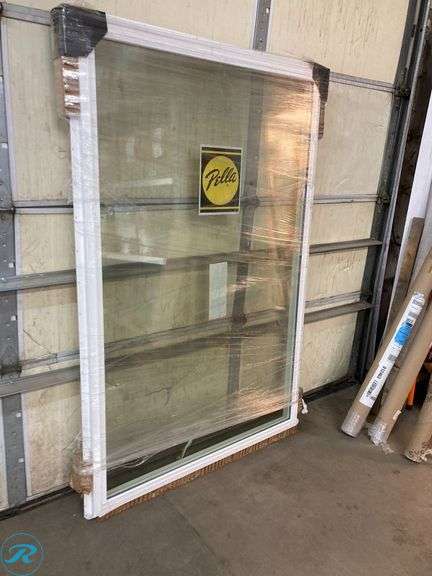 New- Pella 250 Series Fixed Frame Window White Vinyl Measures 47.5" x ...