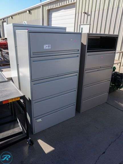 (4) Lateral File Cabinets - Roller Auctions