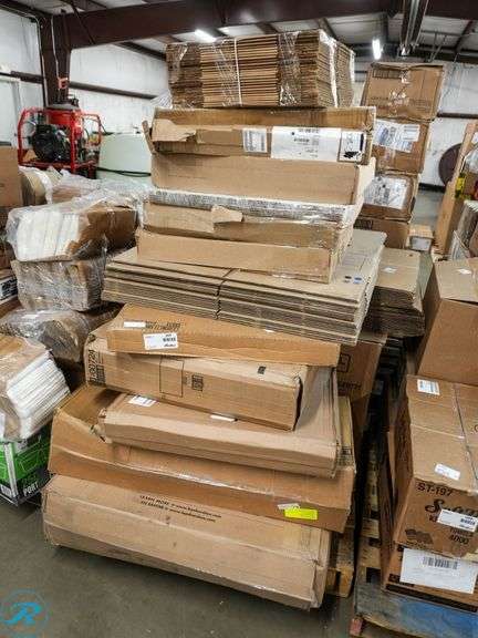 Pallet of Assorted Cardboard Boxes - Roller Auctions