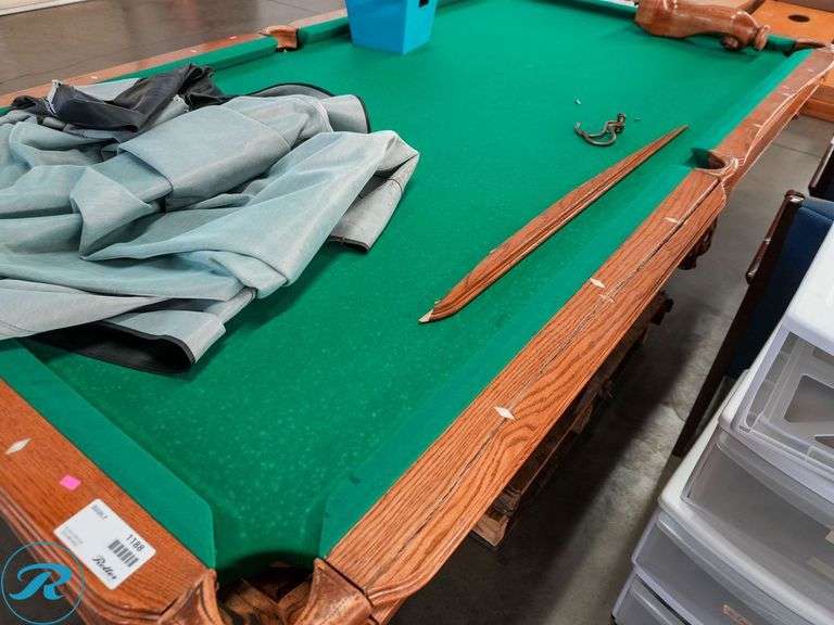 Alamonte ProLine Billiard Table With Cover (Damaged) - Roller Auctions