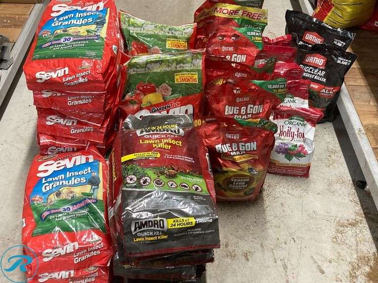 New- Sevin 10lb Lawn Insect Control (6) Amdro 10lb Quick Kill Lawn ...