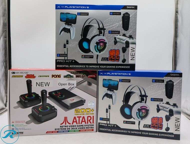 Atari Retro Video Game System, 200+ Video Games - New, (2) Boink Pro ...