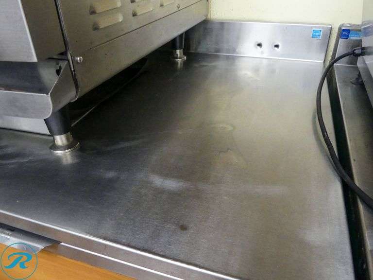 Duke RUF-48M 2-Door Stainless Steel Worktop Refrigerator - Roller Auctions