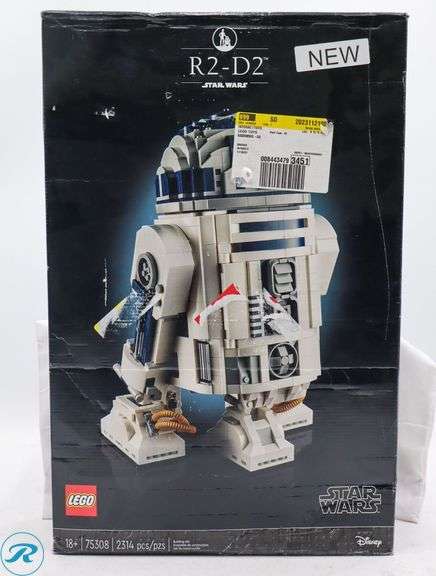 Star Wars Lego R2-D2 Model Set - New/Open Box/Contents Checked - Roller ...