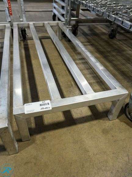 Stainless Steel Dunnage Rack, 48" x 20" - Roller Auctions