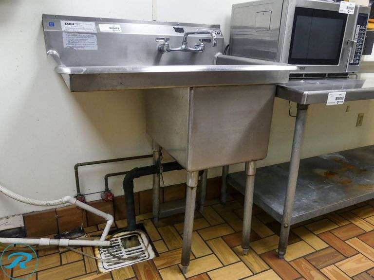 Duke Stainless Steel Deep Sink With Left Side Drainboard and Vegetable ...