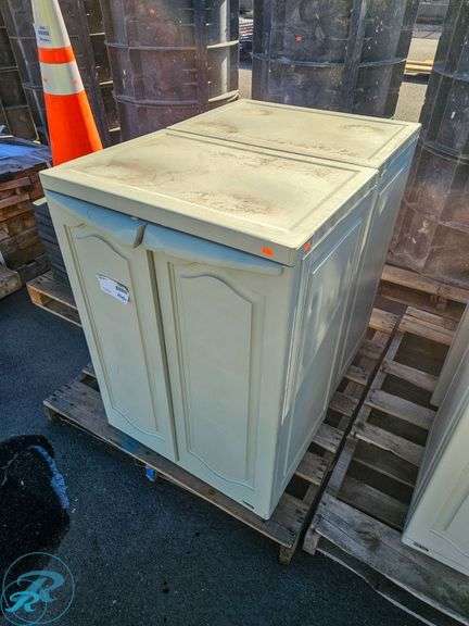 (2) Black & Decker Plastic Cabinets - Roller Auctions