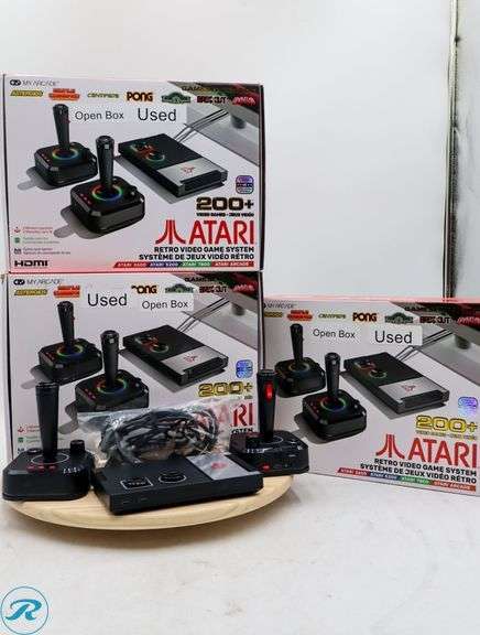(3) Atari Retro Video Game System w/ 200+ Video Games - Used - Roller ...