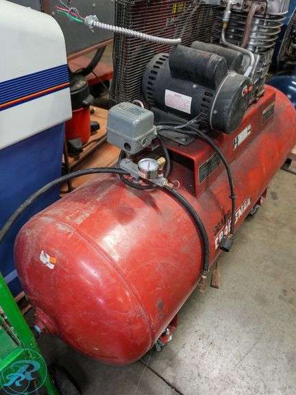 Craftsman 919-177351 80-Gallon Horizontal Air Compressor, 5Hp, 240V ...