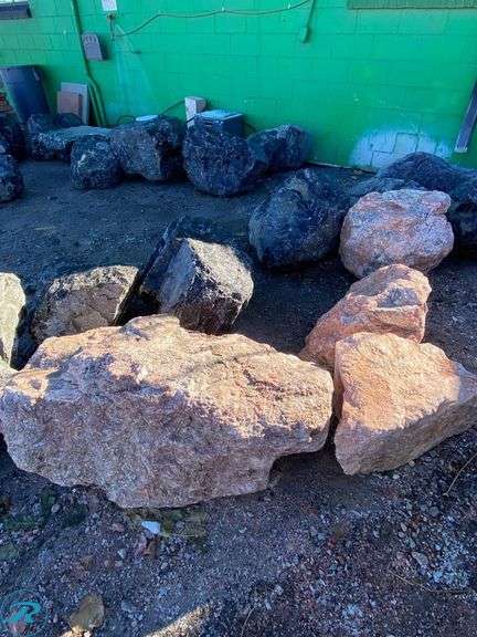 (4) RUBY SPAR BOULDERS - Roller Auctions