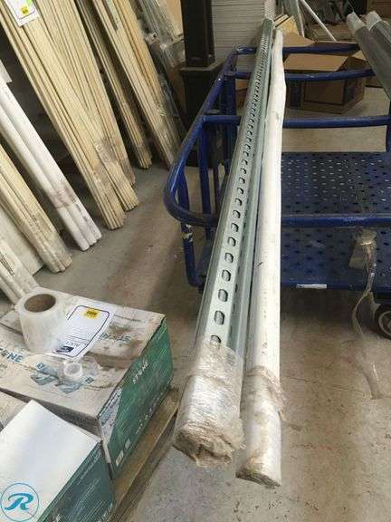 New- (14) Adamax 10-ft 14-Gauge Electro-galvanized Half Slot Channel ...