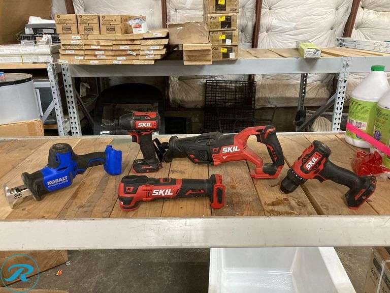 Out of Box Store Display Models- (1) Skil Impact Driver (1) Skil Drill ...
