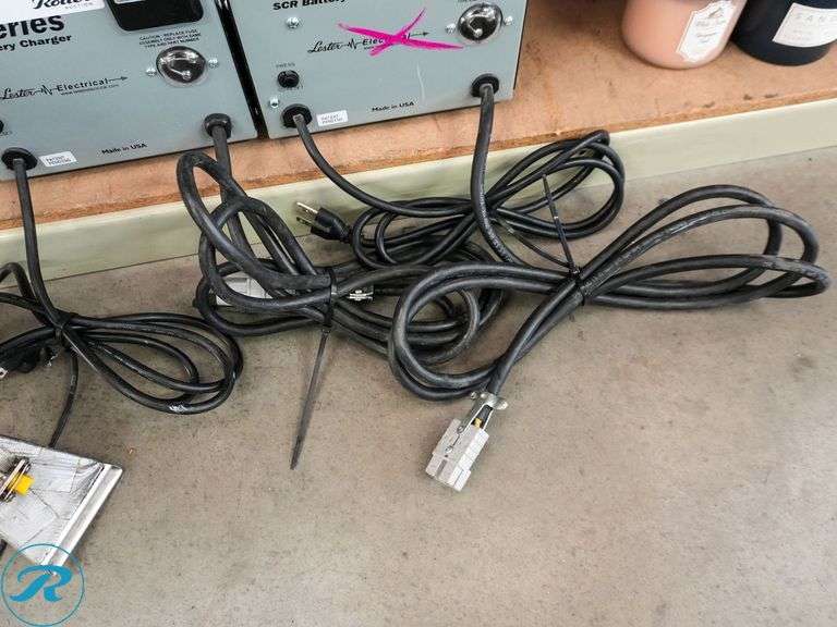 (2) Lester E Series SCR Battery Chargers (One Inoperable) - Roller Auctions