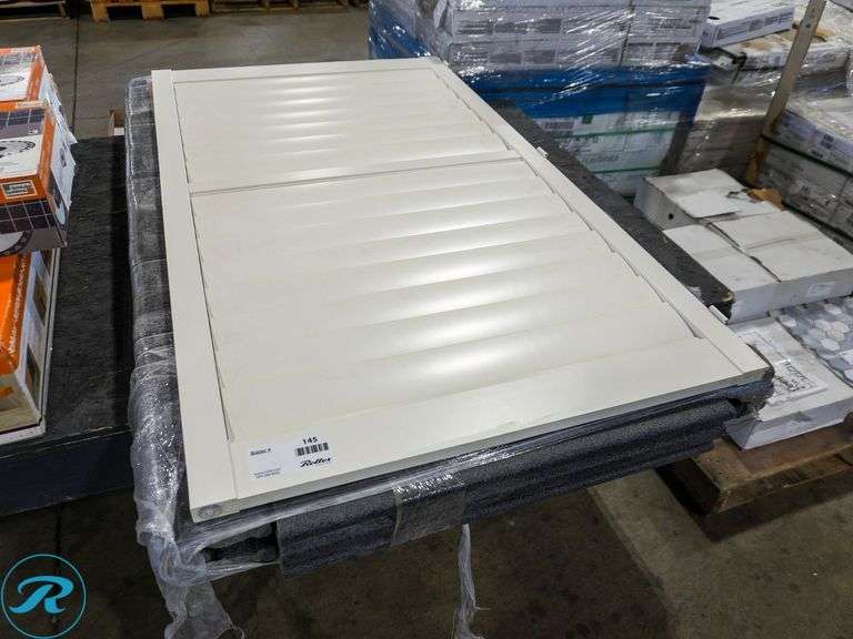 (2) Shutter Doors, 56" x 32" - Roller Auctions