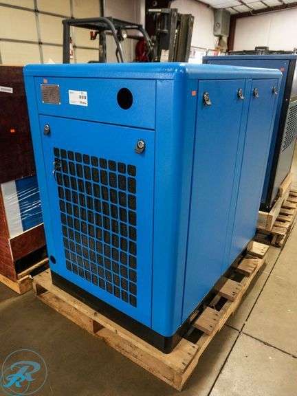 New US Air 20HPD1VSD Rotary Screw Air Compressor, 20Hp, 85 CFM, 208-230 ...