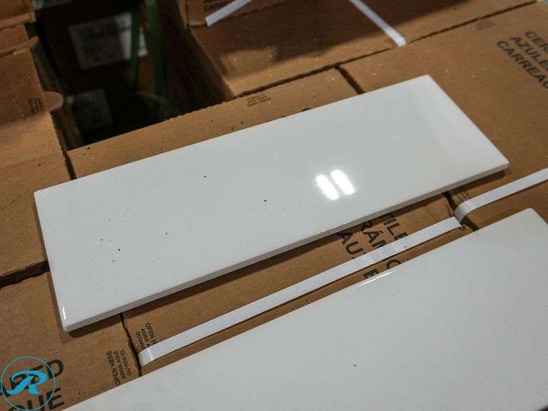 (24) Boxes of Daltile 412MOD1P1 0190 Arctic White Porcelein Tile , 4-1/ ...