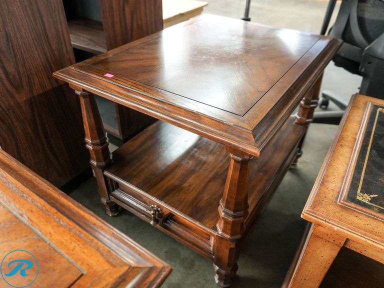 (2) Wood Side Tables - Roller Auctions