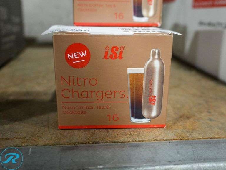 (5) Boxes of (16) ISI Nitro Chargers - Roller Auctions