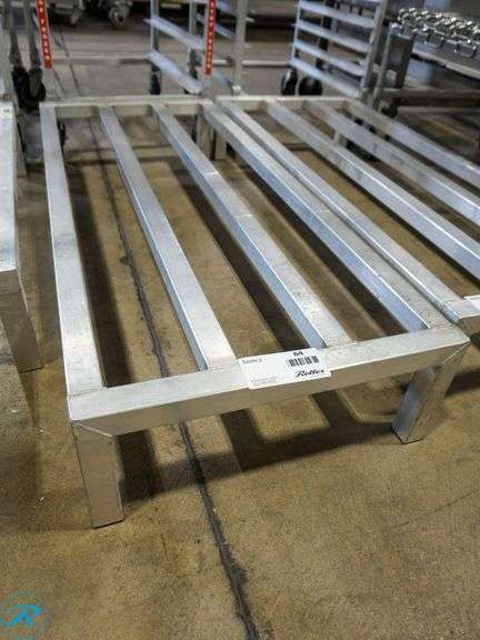 Stainless Steel Dunnage Rack, 48" x 20" - Roller Auctions