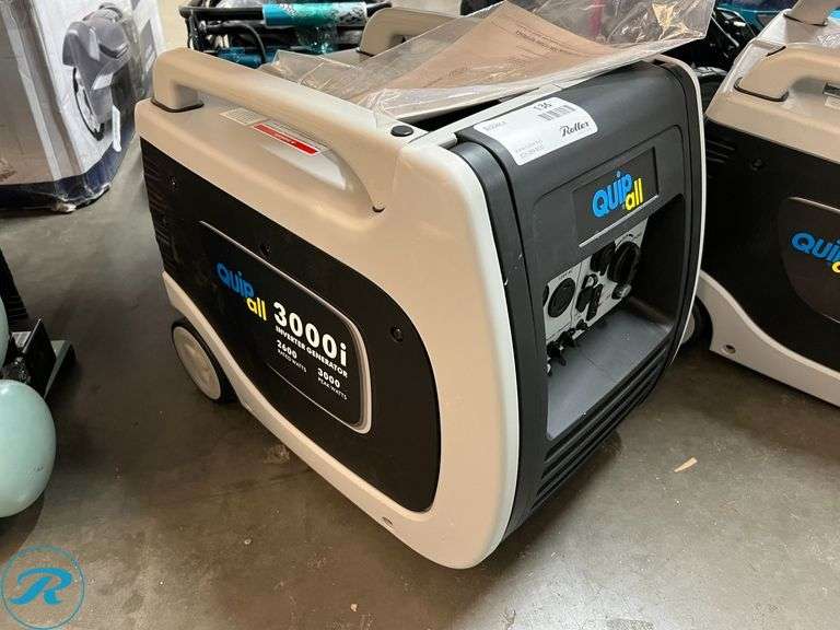 Quipall 3000i Inverter Generator, Gas - Roller Auctions