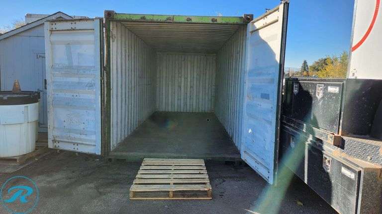 20' Metal Storage Container - Roller Auctions