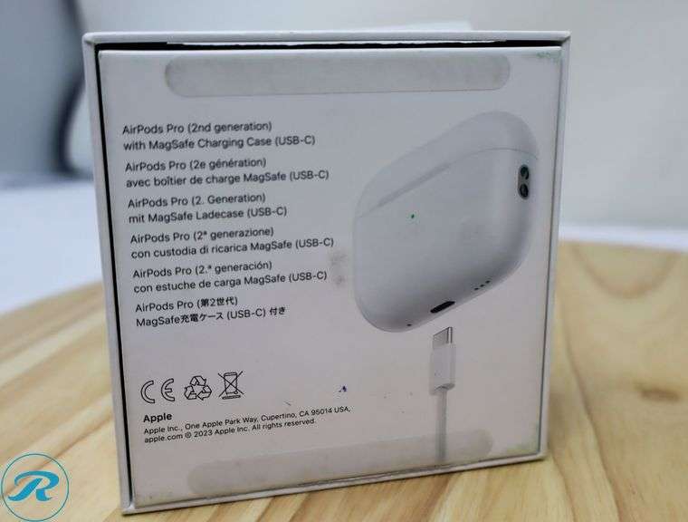 (2) Apple Airpods Pro Generation 2 - New/Open Box - Roller Auctions