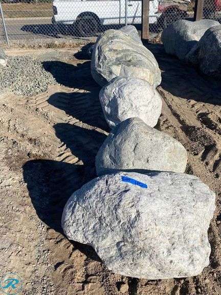 (6) RIVER BOULDERS - Roller Auctions