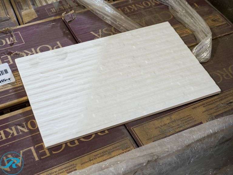 (27) Boxes of Monker Porcelanosa Jersey Nieve Porcelain Tile, 12" x 8 ...