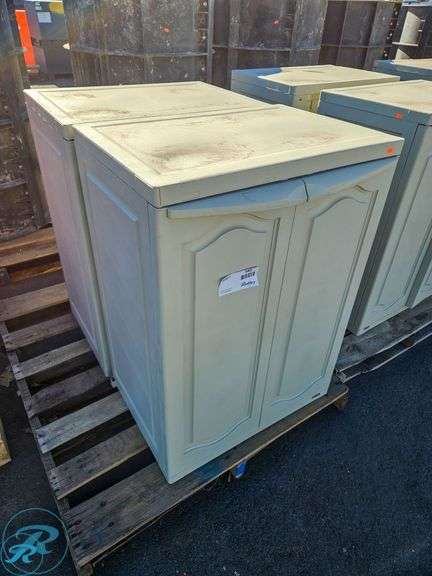 (2) Black & Decker Plastic Cabinets - Roller Auctions