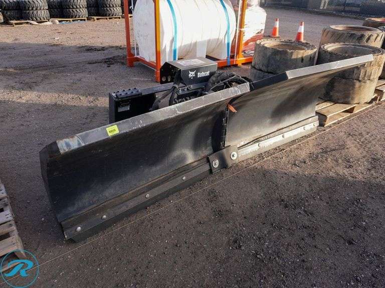 2016 Bobcat 96" Hydraulic V-Blade Snowplow Attachment To Fit Skid Steer ...