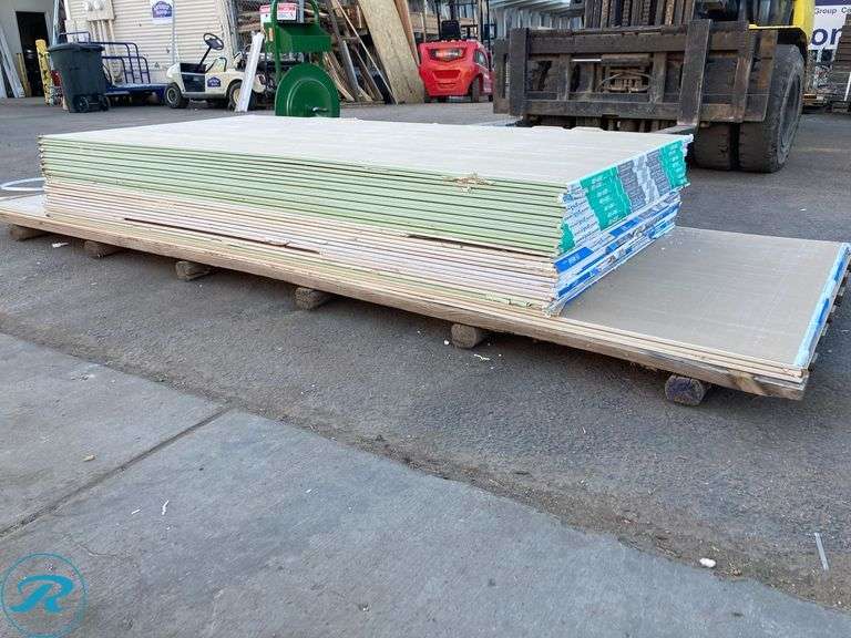 (30 Pcs) New- (14) ToughRock GP 1/2-IN X 4-FT X 8-FT Mold-Guard Mold ...